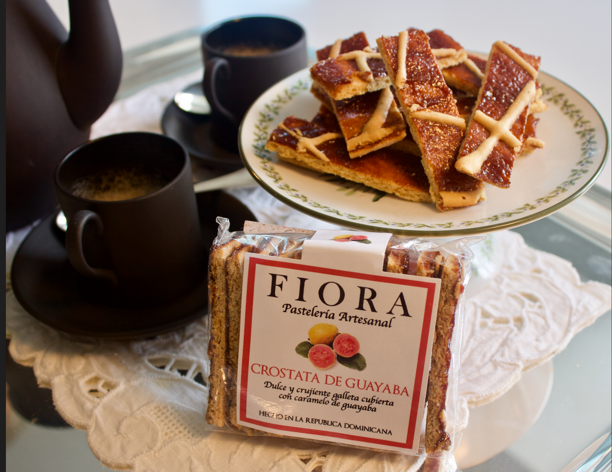 Guava Fiora Crostata (Crispy sweet Butter Cookies covered with Guava F ...